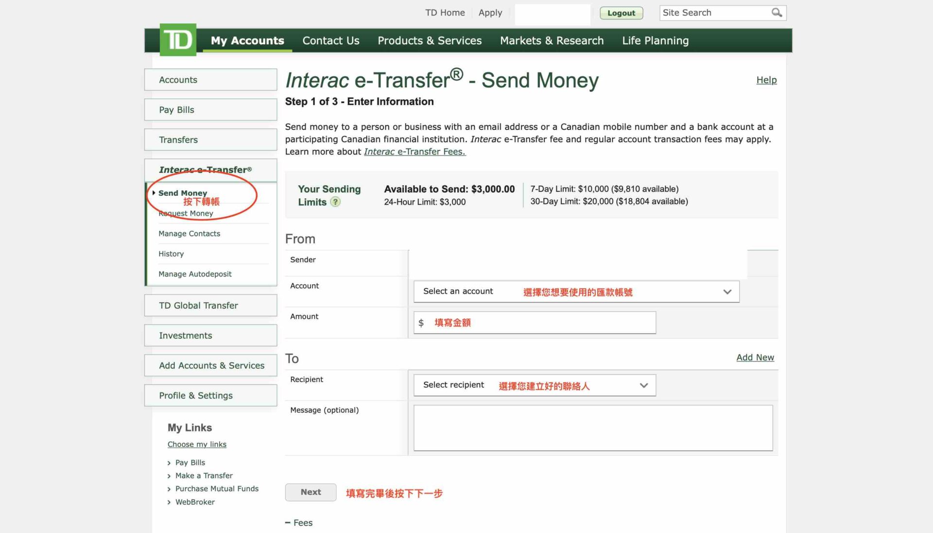 加拿大當地最常使用匯款方式 Interac e-Transfer｜WOORI TW